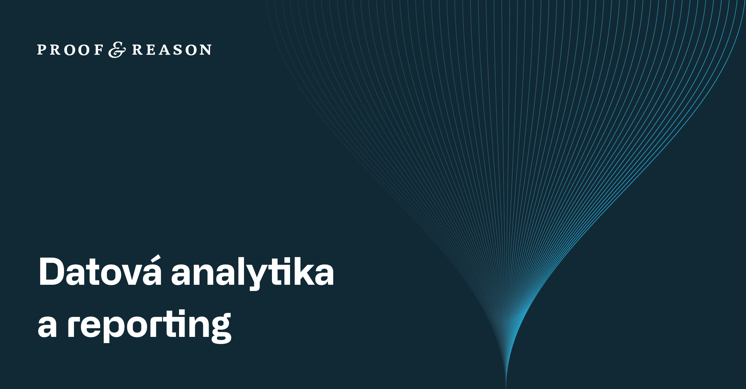 Datová analytika a reporting | Proof & Reason